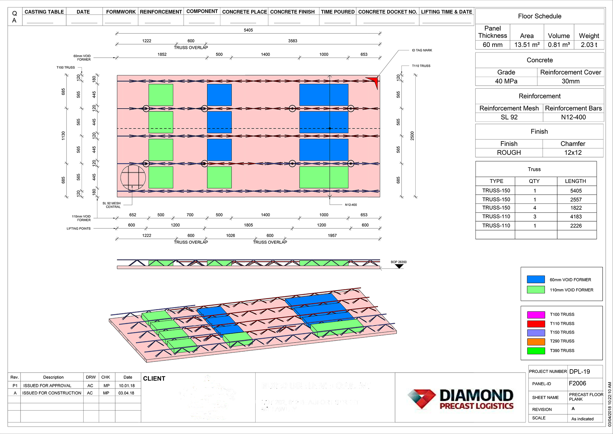 Design Drafting - Diamond Precast