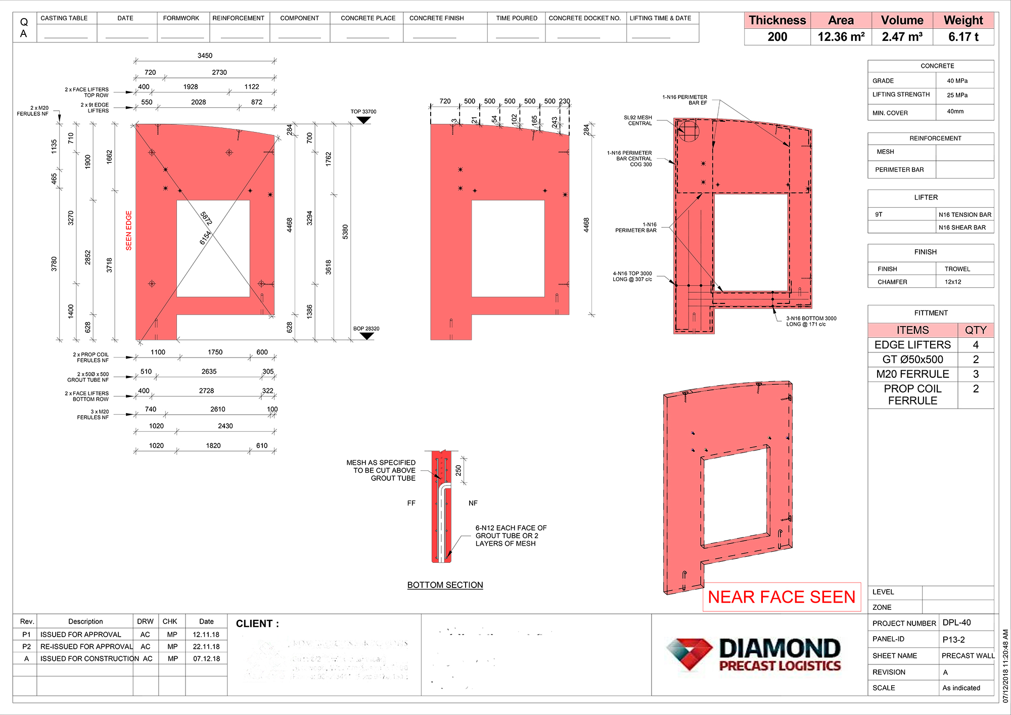 Design Drafting - Diamond Precast